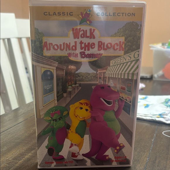 Other | Walk Around The Block With Barney Vhs | Poshmark